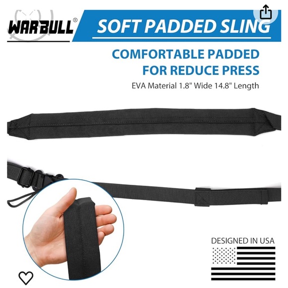 Wearables | New Warbull 2 Point Gun Sling Quick Adjust Rifle Sling With ...